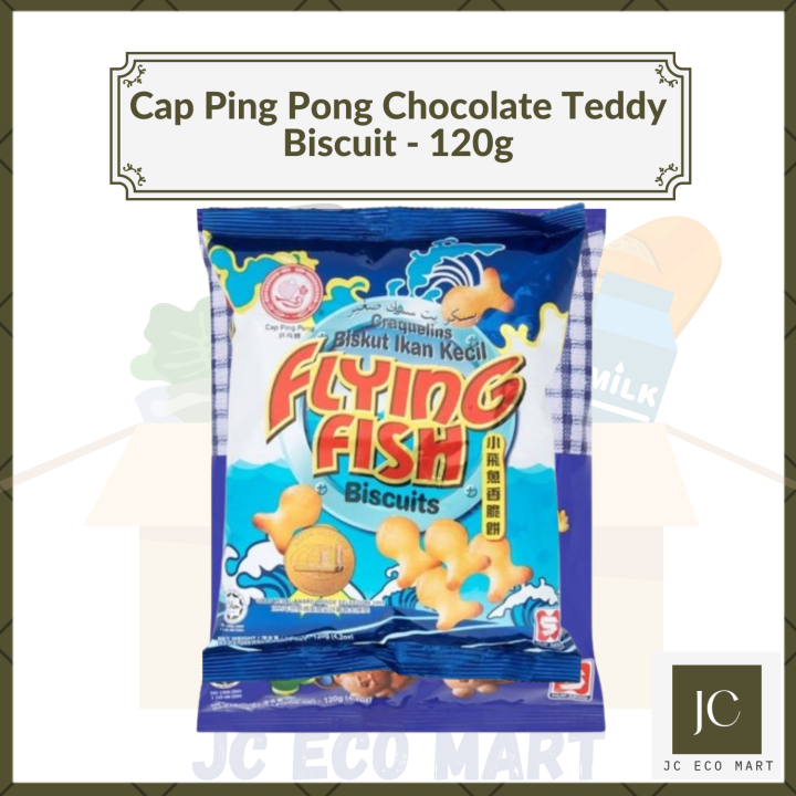 Cap Ping Pong Flying Fish Biscuits - 120g \ Biskut Ikan Kecil Cap Ping ...