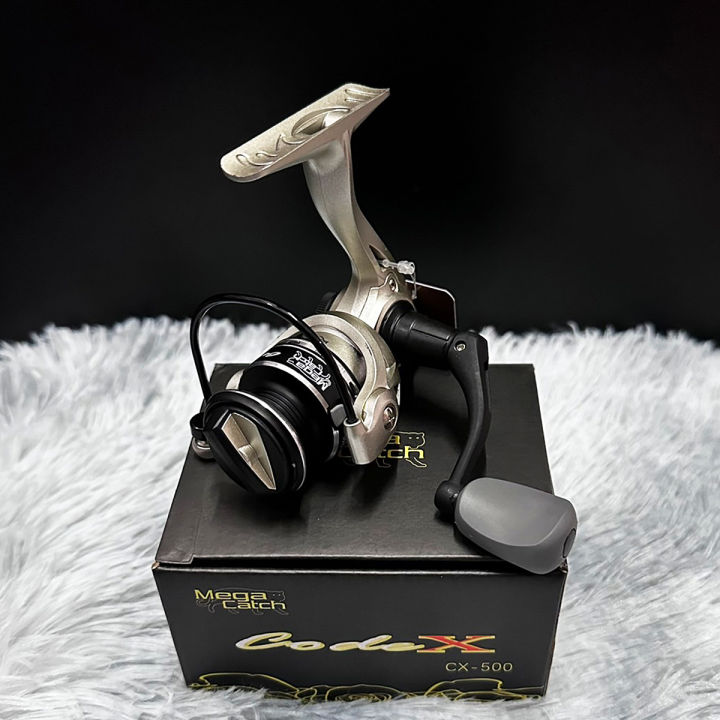 รอกตกปลา Mega Catch Code X CX-500 รอกสะปิ๋ว ตีเหยื่อปลอม | Lazada.co.th