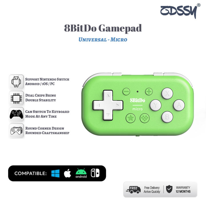 ZDSSY 8BitDo Micro Bluetooth Controller Pocket-sized Mini gamepad for ...