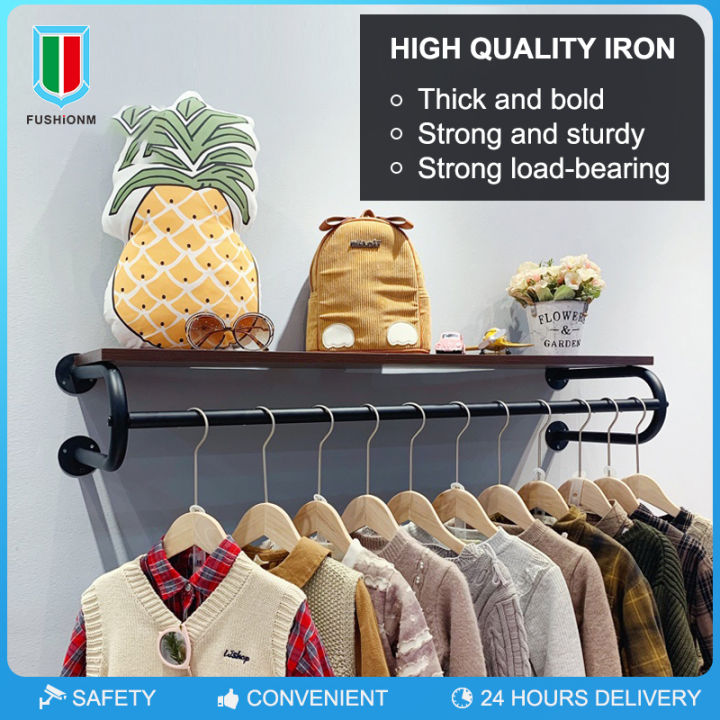 Penyangkut Baju Dinding Rak Baju Gantung Clothes Hanging Rack Heavy ...