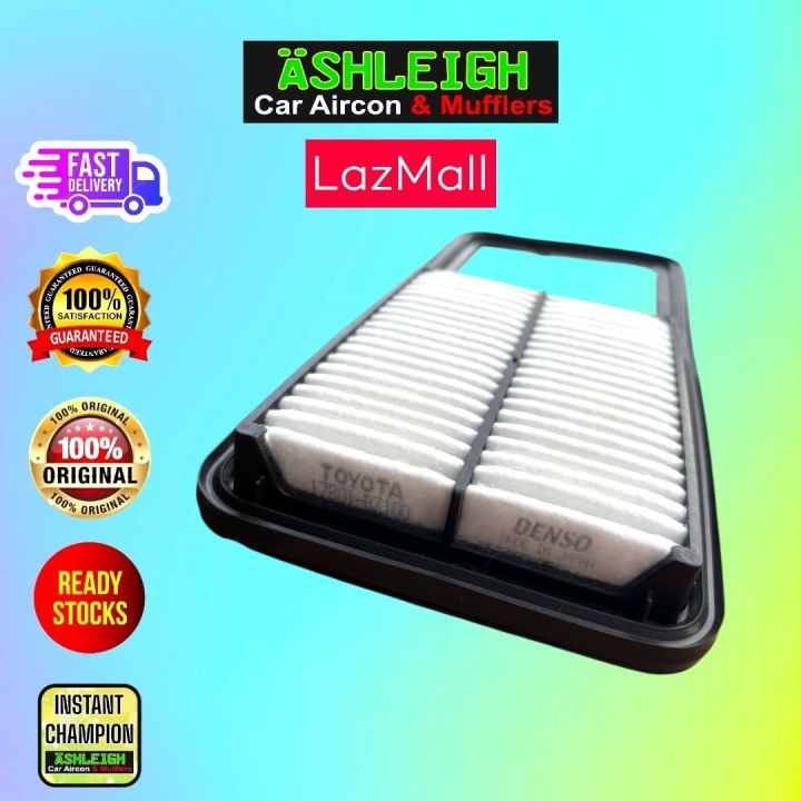 Ashleigh Air Filter Toyota Wigo 2012-2016 17801-BZ100 car parts engine ...