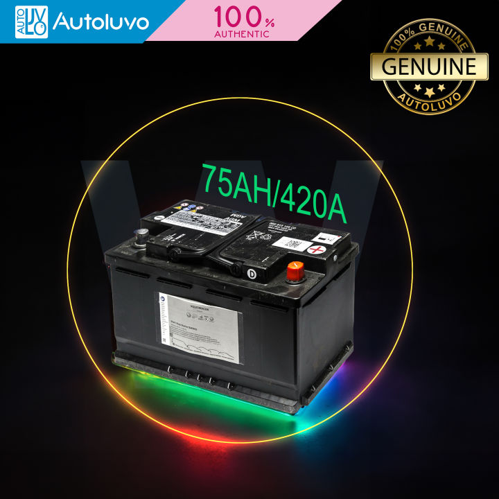 Genuine Audi/VW Battery 75AH/420A (000915105CD) | Lazada Singapore