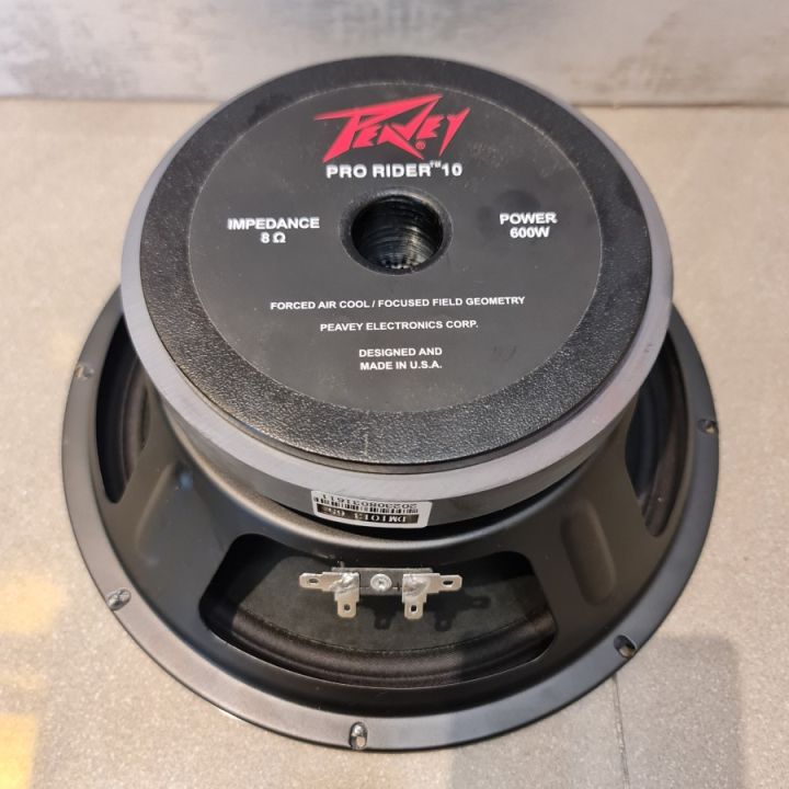 SPEAKER PEAVEY 10 INCH PEAVEY PRO RIDER 600 WATT KOMPONEN PEAVEY ...