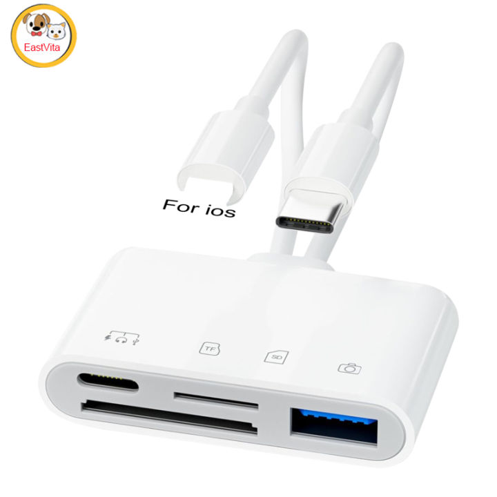 3 In 1 Card Reader, Digital Camera Viewer Plug And Play Memory Card ...