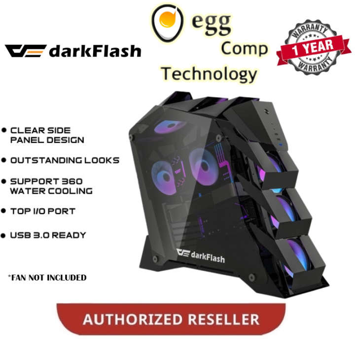AIGO DARKFLASH PC CASE KNIGHT K2 LUXURY ATX GAMING CASE [NO FAN] | Lazada