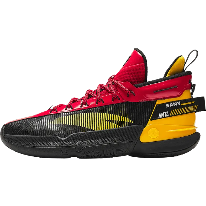 ANTA Men KT9 Basketball Shoes 812341101-5 Black/Yellow/Red | Lazada
