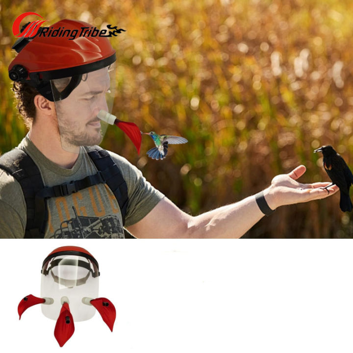 Wearable Hummingbird Feeder, Hummingbird Face Cover Feeder With 3 ...