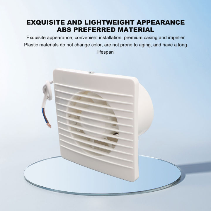 Wall Mounted Square Blower Ventilation Fans 110V 4 Inch for Bathroom ...