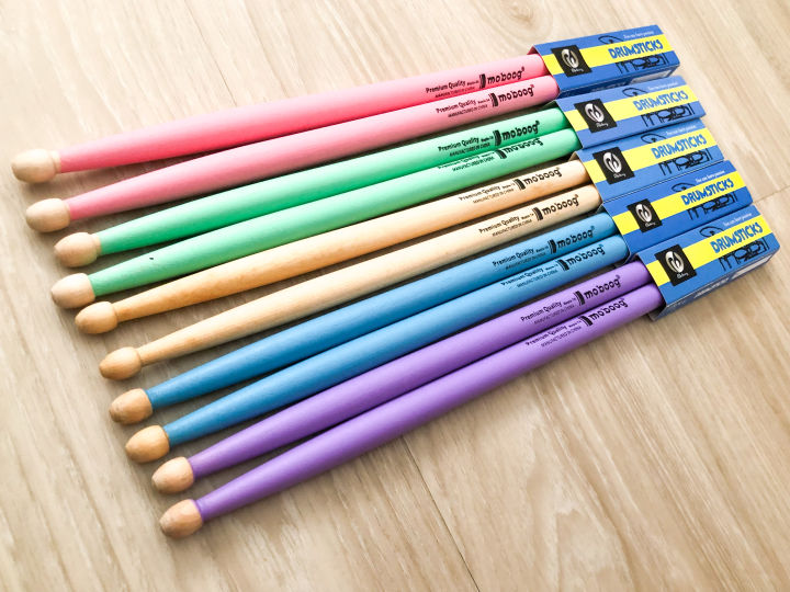[SG Stock] Colour Drum sticks - blue drumsticks, pink drumsticks, black ...