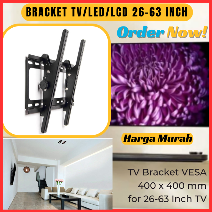 Bracket LED LCD TV Besar 26-63 Inch ukuran 400 x 400 mm | Lazada Indonesia