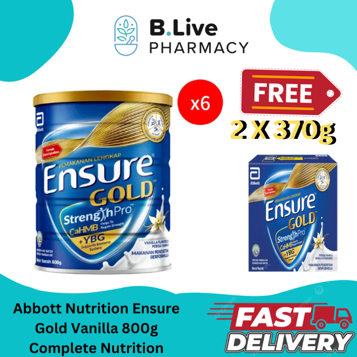 Abbott Nutrition Ensure Gold Vanilla 800g Complete Nutrition | Lazada