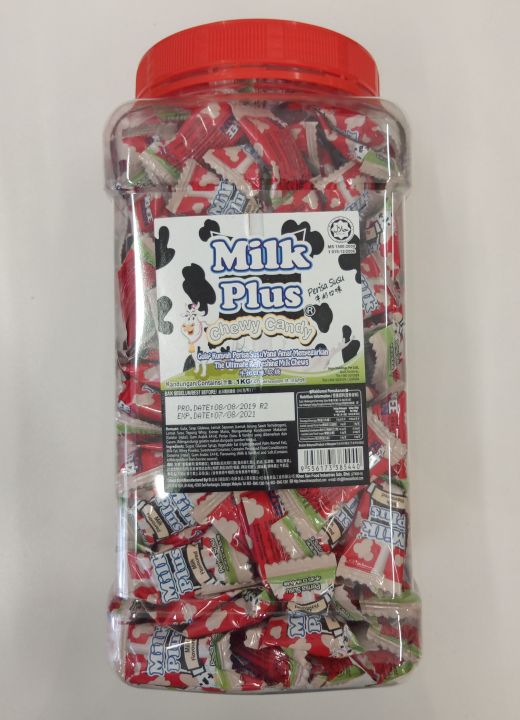 MILK PLUS CHEWY CANDY 1KG / 350 PCS | Lazada
