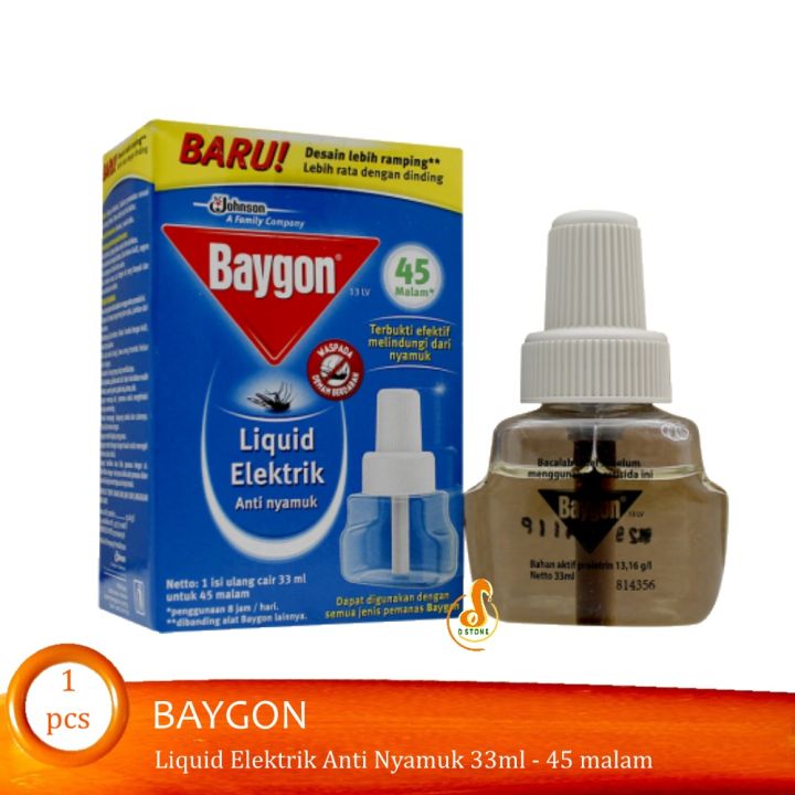 BAYGON LIQUID ELEKTRIK REFILL 33ML | Lazada Indonesia