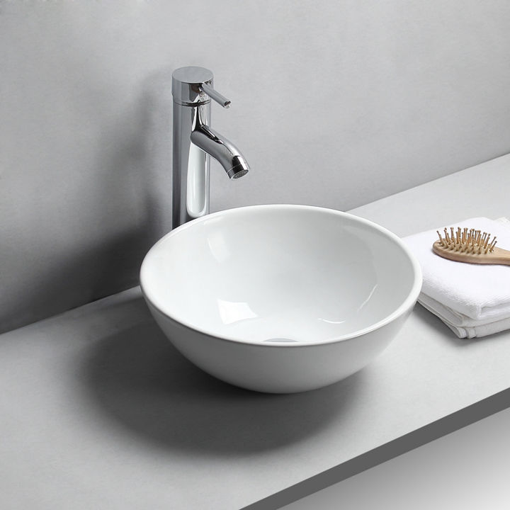 Wash Basin Sink Smooth Surface Wash Basin Ceramic for Home Hotel Office ...