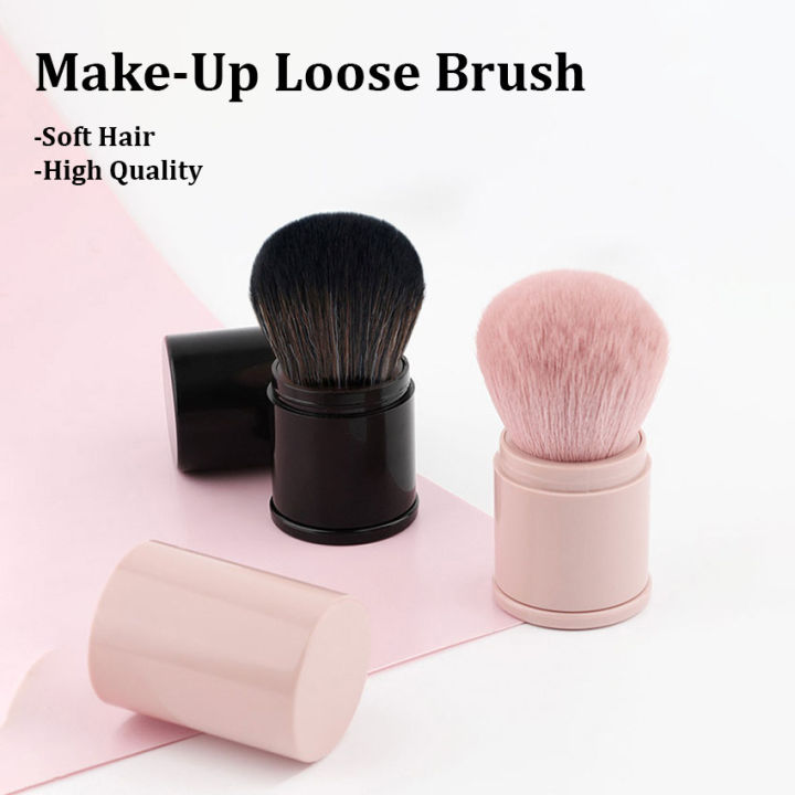 Mini Retractable Loose Powder Brush Portable Makeup Brush | Lazada Singapore