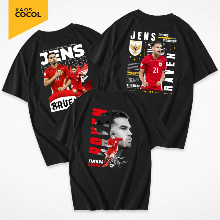 Cocol Store - Kaos Timnas Indonesia Jens Raven - Bahan Cotton Combed ...