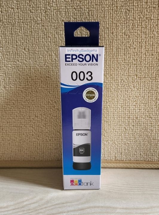 Genuine Epson 003 Ink BLACK | Lazada PH