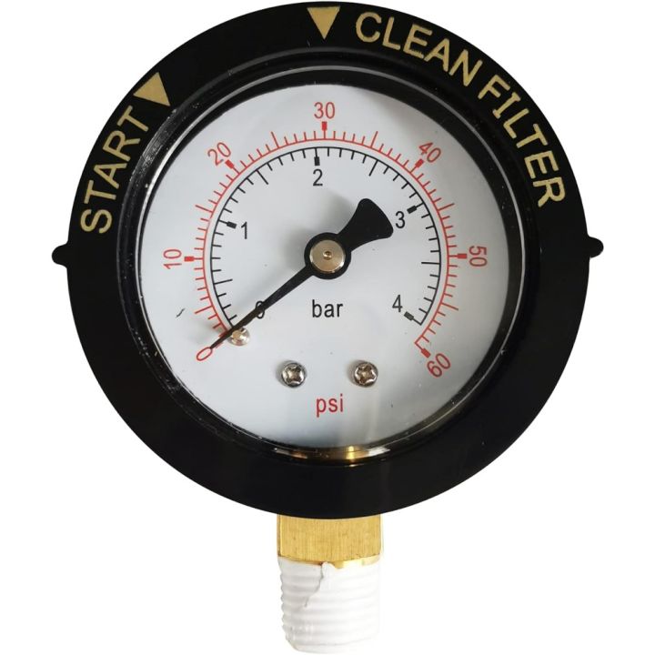 Pressure Gauge 0-60 PSI 190058 Replacement for Hayward Pool/Spa Valve ...