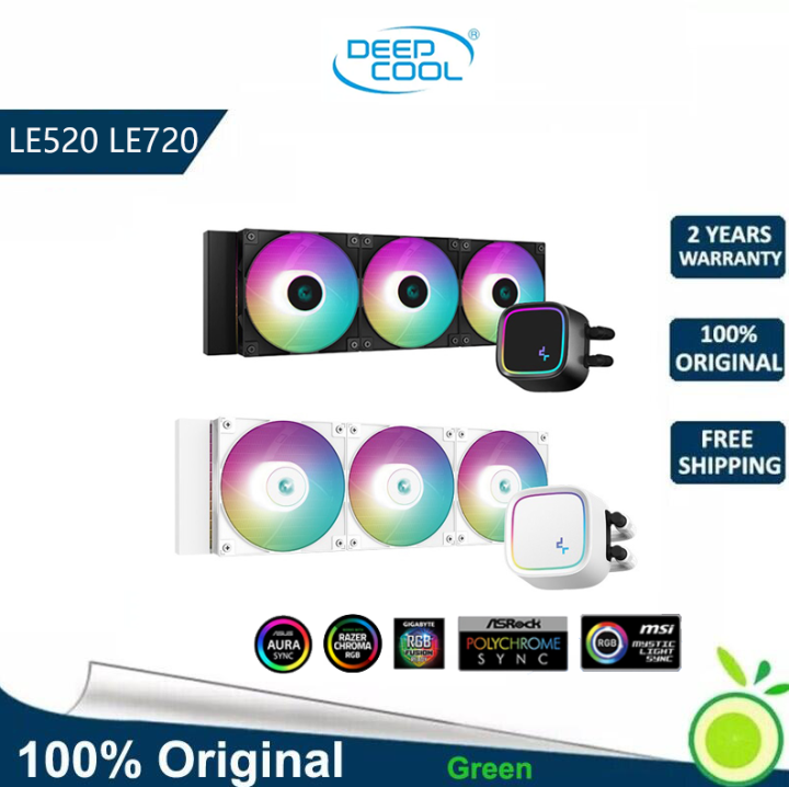Deepcool LE520 / LE720 240mm AIO Liquid Cooler w/ Anti-Leak Tech Liquid ...
