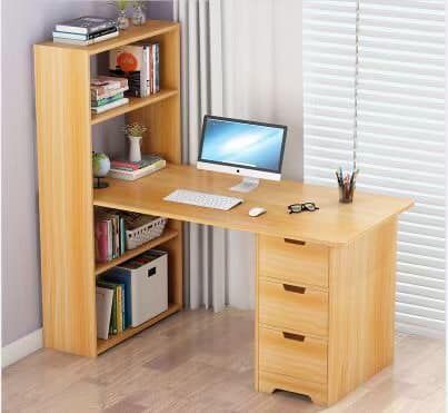 100cm Multi-functional Computer Table with CPU Rack Home Office Desk ...