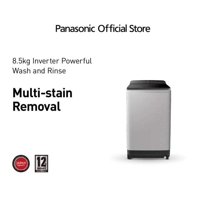 Panasonic NA-FD85X1HRM 8.5Kg Fully Automatic Top Load Inverter Washing ...