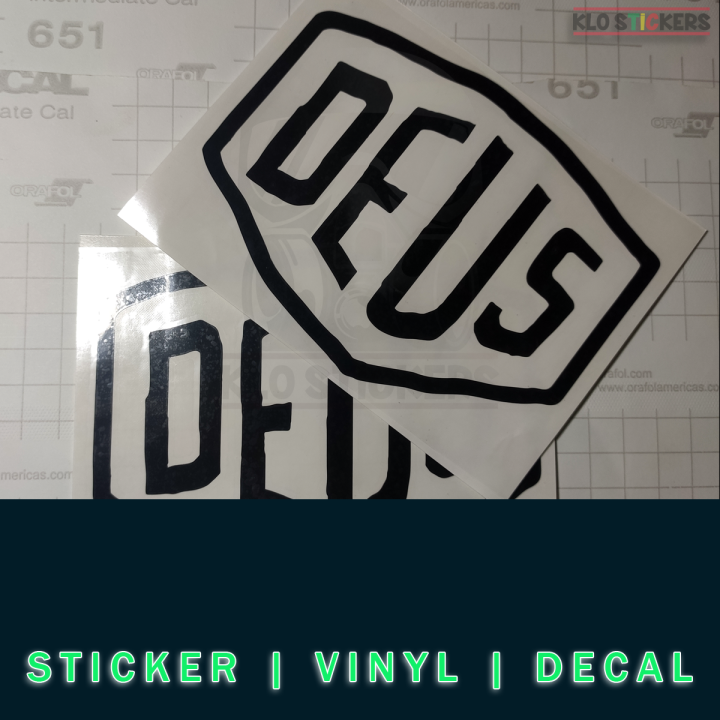 1 PCS Deus Cafe Racer Motorcycles Custom Gas Tank Stickers Decal Brat ...