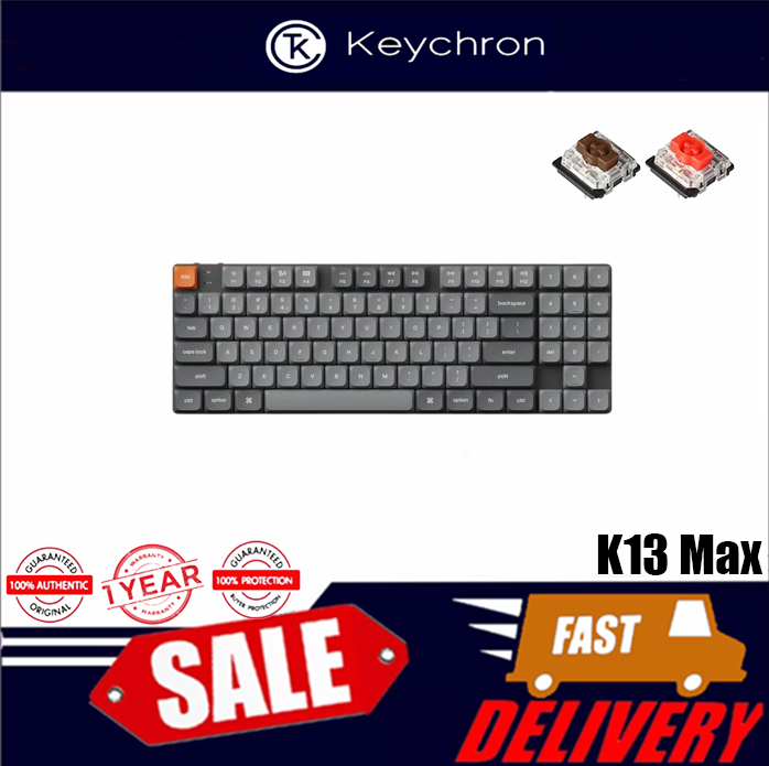 Keychron K13 Max QMK/VIA Wireless Custom Game Mechanical Keyboard ...