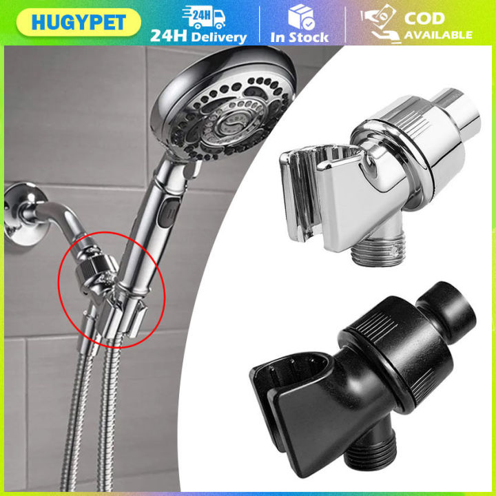 Universal Adjustable Shower Arm Mounted Bracket Shower Head Holder ...