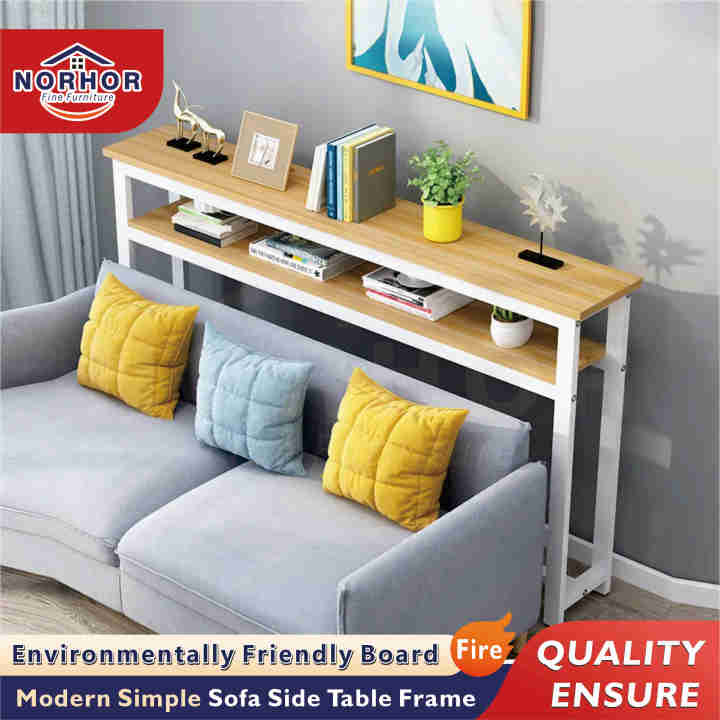 NORHOR Sofa Side Table Rack Storage Rack Behind The Bed Narrow Shelf ...