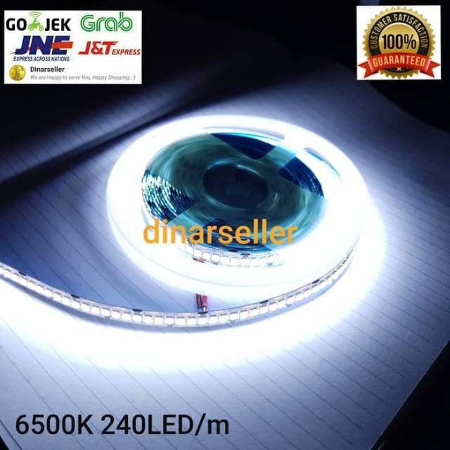 VACOLUX LED STRIP 2835 IP33 INDOOR 5 METER 240 LED / METER PUTIH / WARM ...