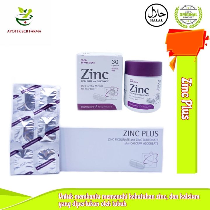 Zinc Plus / Zinc - Membantu memenuhi kebutuhan Zinc, Tembaga, dan ...