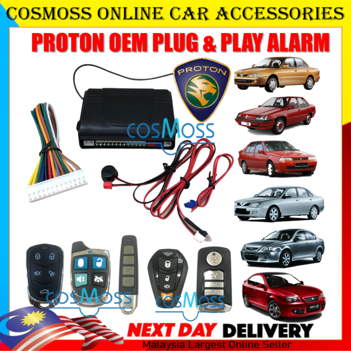 Proton Wira/Persona/Gen2/Saga1/Saga2/Waja Car Alarm Security System (13 ...