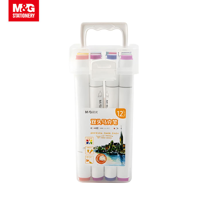 M&G Double Tip Triangle Art Marker 12/24/36/48/60/80/108 Colors | Lazada PH