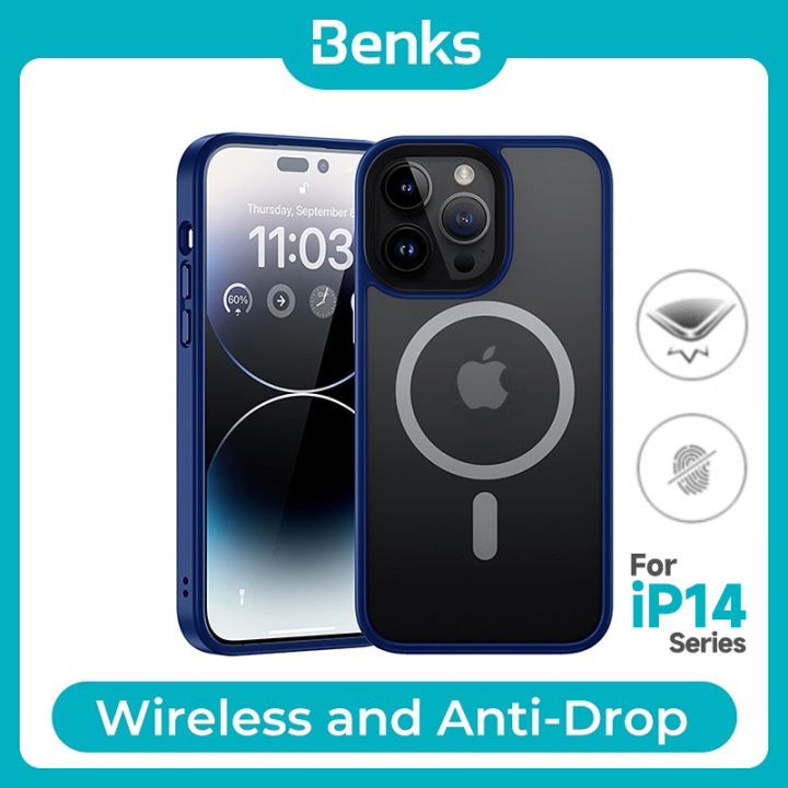 Benks เคสป้องกันผิวสัมผัสสำหรับ Iphone 13 Mini 14 Pro Max ป้องกันการตก