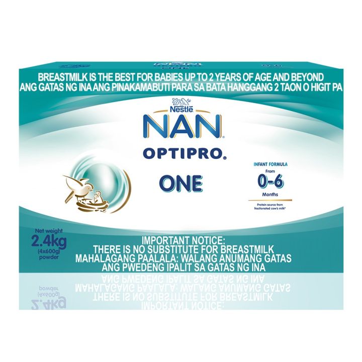 Nan Optipro One Infant Formula For 0-6 Months 2.4Kg | Lazada PH