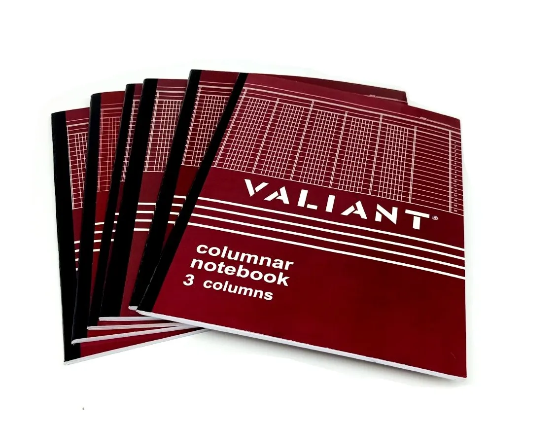 Valiant Columnar Notebook Record Book Journal Ledger Cash Notebook ...
