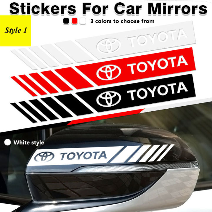 2PCS car rearview mirror decal decoration sticker is suitable for ...
