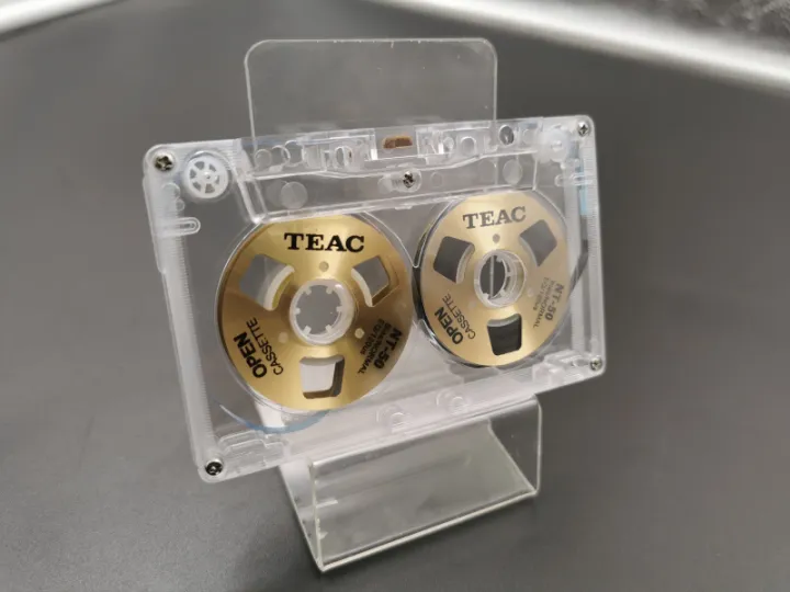 Brand-new blank unopened 60-minute TEAC transparent metal wheel small ...