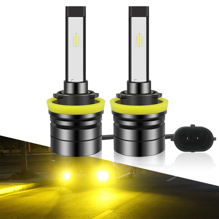 (Pack of 2)LED Fog Light Bulbs Super Bright H3 H10 H11 H8 H16 9006 HB4 ...