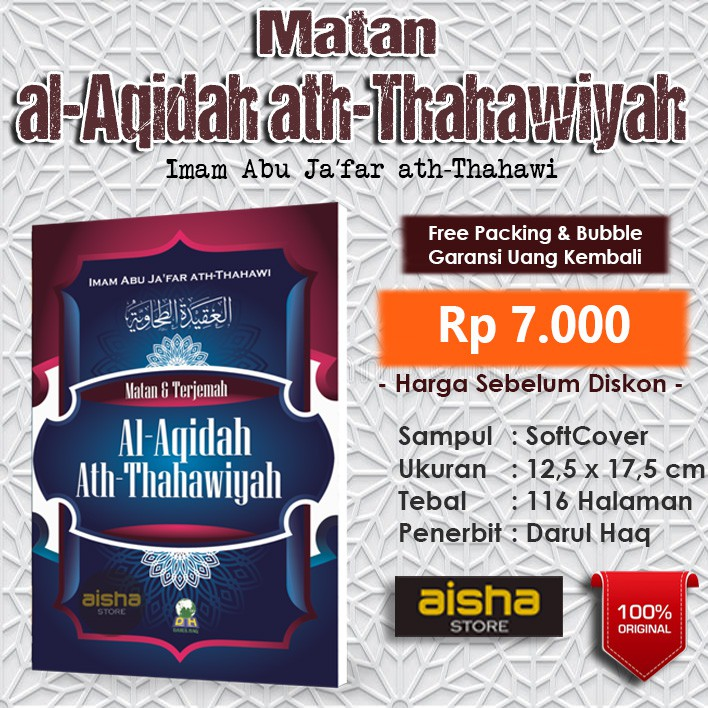 Matan dan Terjemah Al Aqidah Ath Thahawiyah A6 - Darul Haq | Lazada ... Matan dan Terjemah Al Aqidah Ath Thahawiyah A6 - Darul Haq | Lazada ...