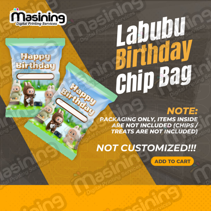 Labubu Inspired Chip Bag for Birthdays | Lazada PH