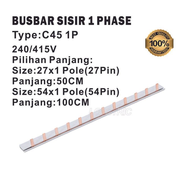 BUSBAR SISIR 1P MCB 1PHASE REL SISIR JUMPER | Lazada Indonesia