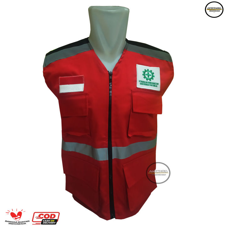 Rompi Safety First/K3, Rompi lapangan, Rompi proyek, Rompi Dinas ...