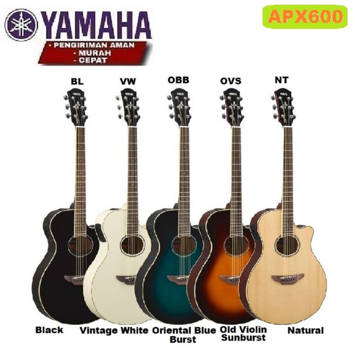 Gitar Akustik Elektrik Yamaha Original APX600 / APX 600 / APX-600 New | Lazada Indonesia
