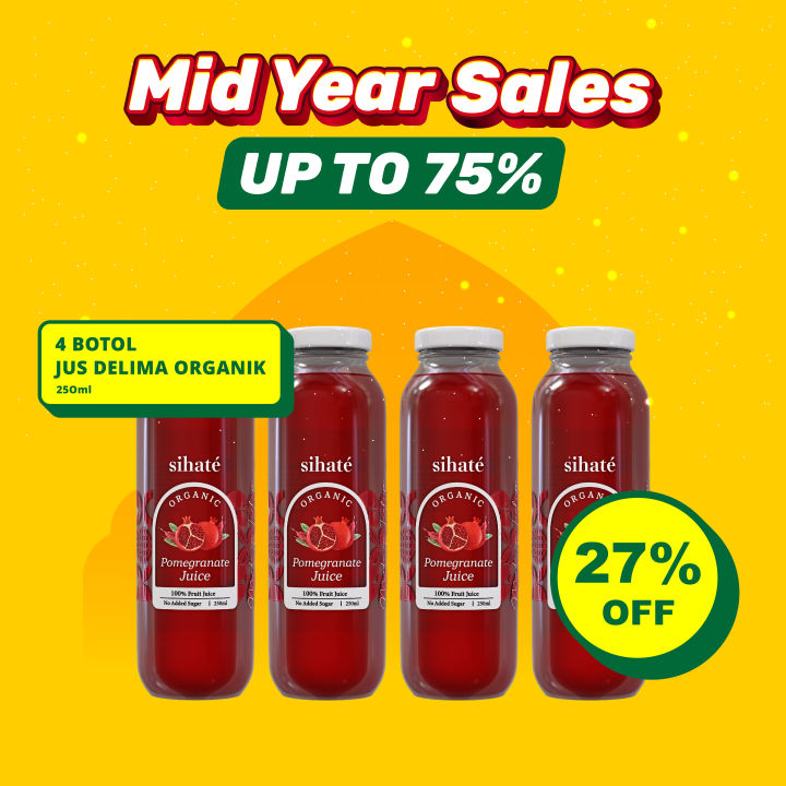 🔥 JUS DELIMA 🔥 Jus Delima Sihate Organic Pomegranate Juice Sihate Mual ...
