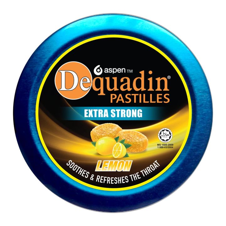 Dequadin Pastilles Extra Strong (Lemon) 46g | Lazada