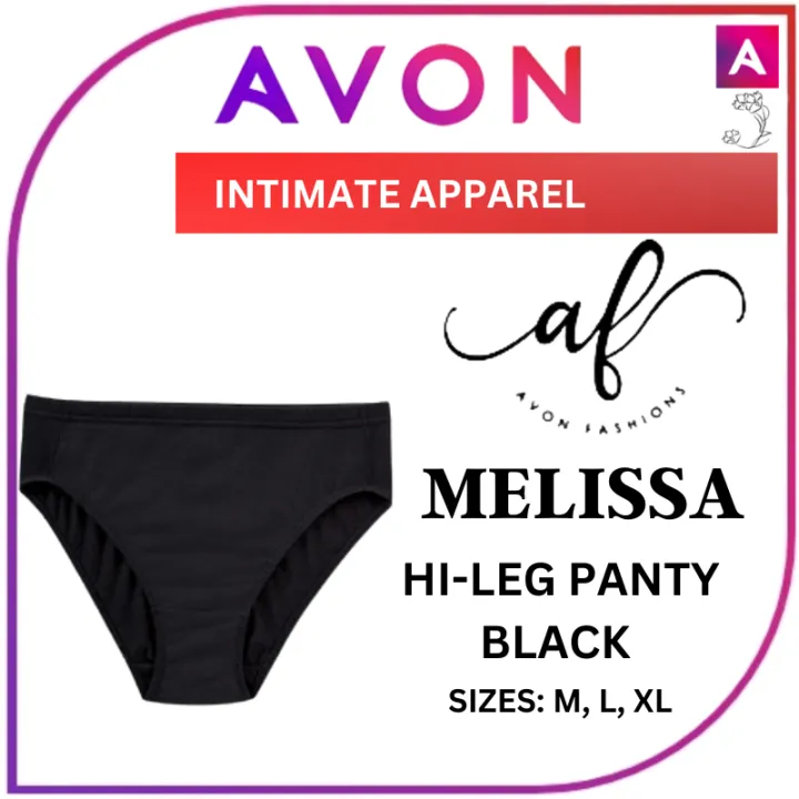 AVON MELISSA HI-LEG PANTY BLACK ( Sizes S, L, XL ) -Avon Philippines 2 ...