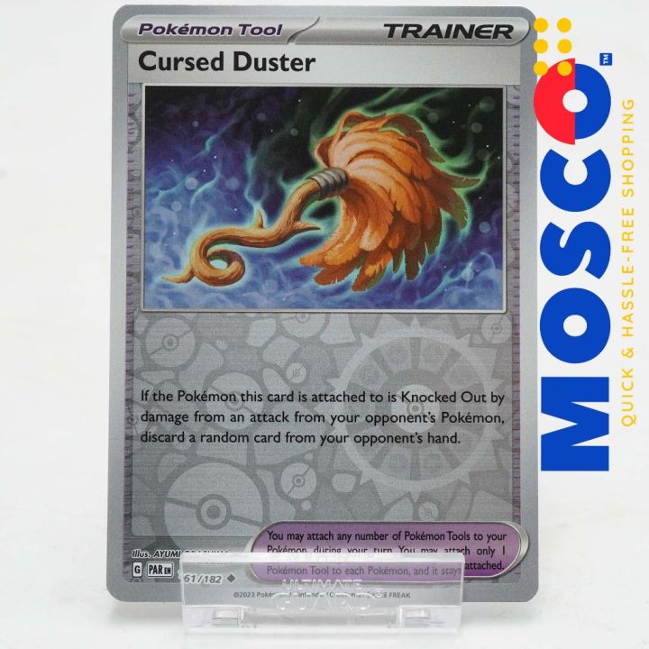Cursed Duster - 161/182 - Uncommon | Paradox Rift | Tool Cards Pokemon ...