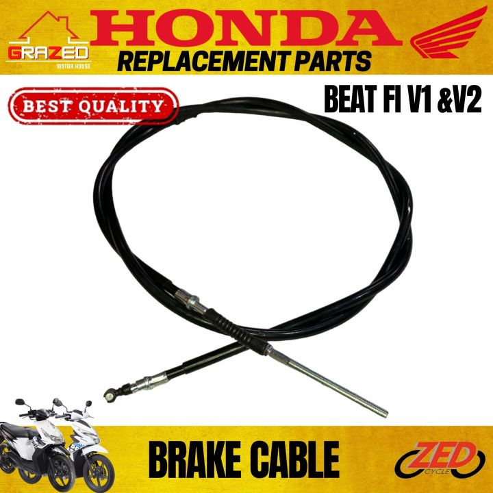 REAR BRAKE CABLE for Honda Beat FI V1 & V2 (Replacement) | Lazada PH