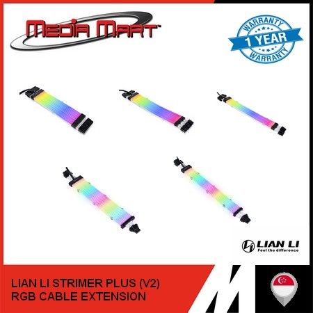 LIAN LI STRIMER PLUS (V2) 24 PIN, 8PIN, TRIPLE 8 PIN, 12VHPWR(16-12 ...